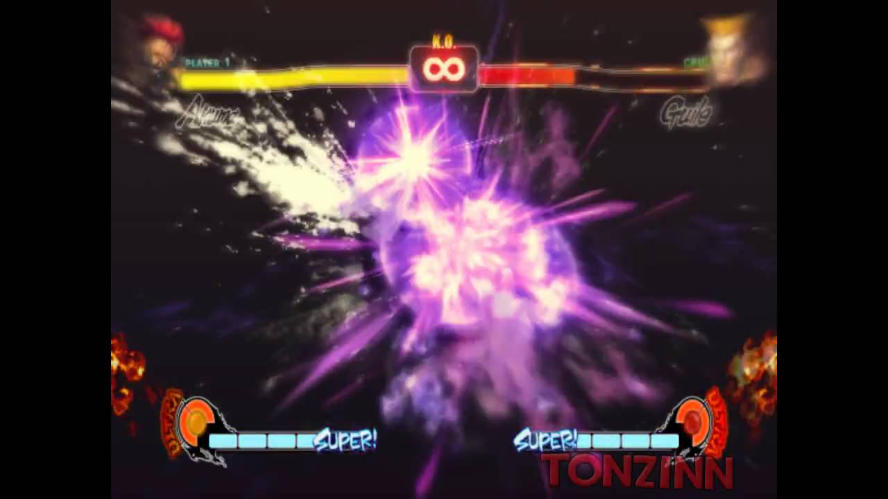 Street Fighter IV - Akuma's combo with Wrath of the Raging Demon - YouTube