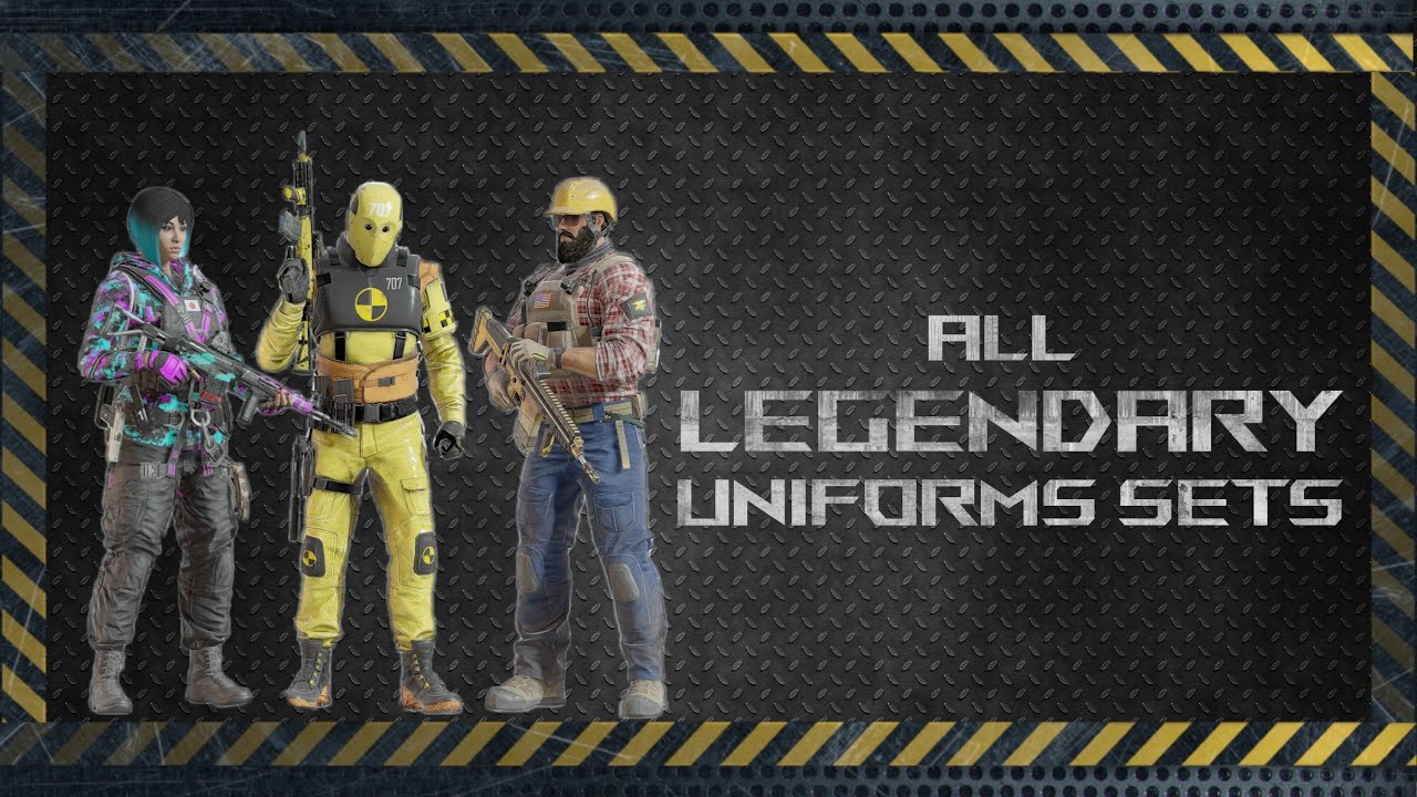 Rainbow Six Siege Legendary Universal Skins at Jerome Weeks blog