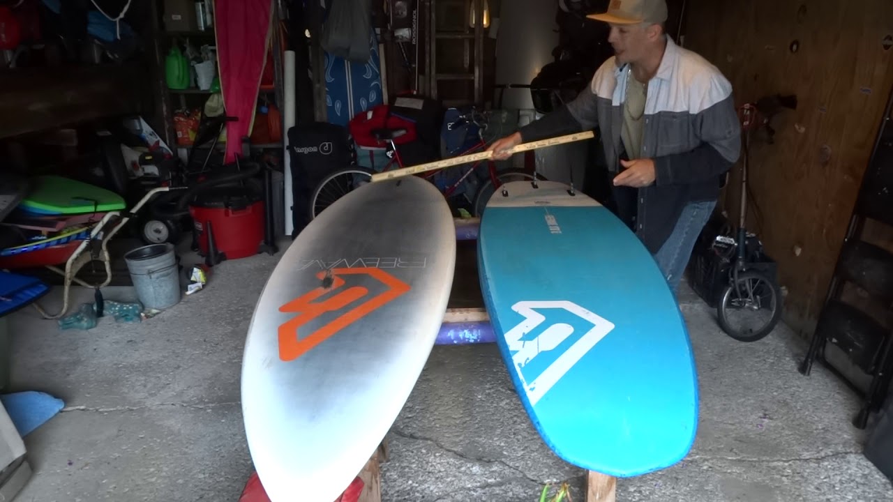 Basic Windsurfing Board Bottom Contours (www.ericthebige.net) - YouTube