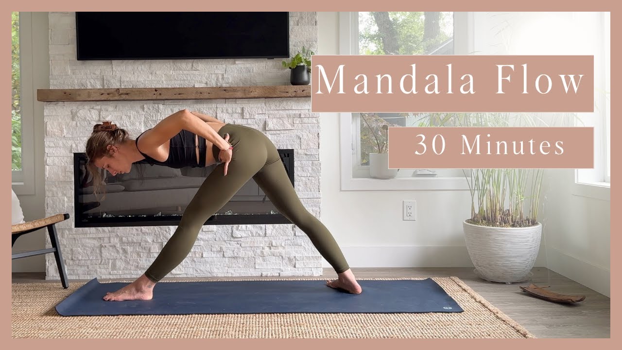 Mandala Flow Yoga | 30 Min Grounding Full Body Flow - YouTube