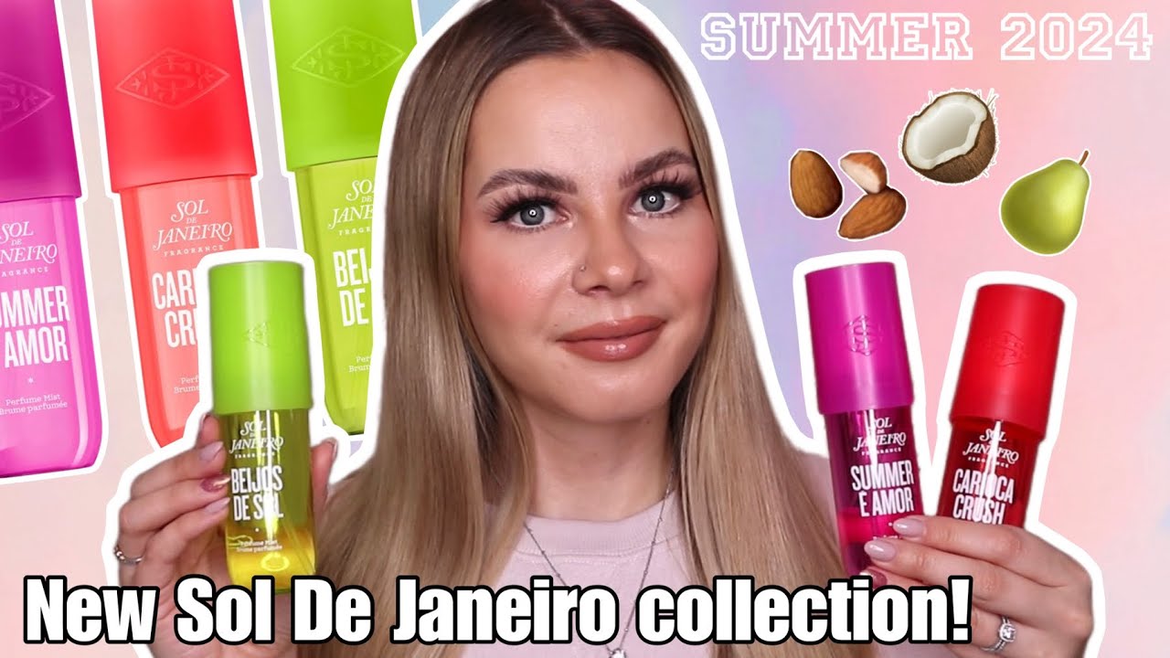 NEW SOL DE JANEIRO FRAGRANCE MISTS! Summer 2024 Collection!☀️🌴🥥🍐🍦 - YouTube