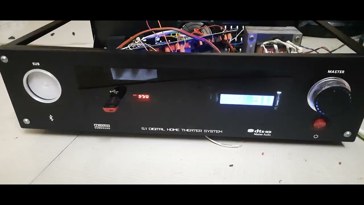 5.1 remote kit amplifier audio testing - YouTube