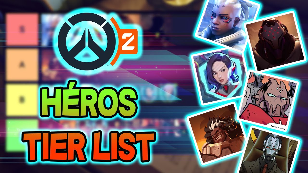 TIER LIST 20+ HÉROS POUR OVERWATCH 2 Lore Histoire - YouTube