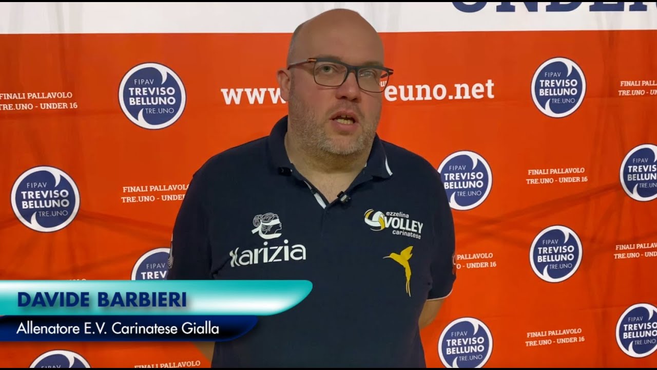 DAVIDE BARBIERI, ALLENATORE DELL'E.V. CARINATESE, DOPO LA SCONFITTA IN ...
