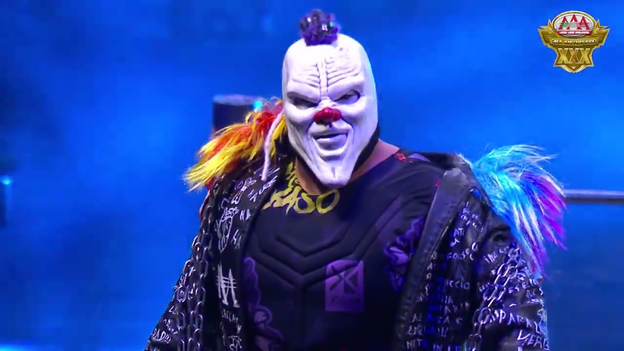 ESPECTACULAR entrada de MURDER y DAVE THE CLOWN | Lucha Libre AAA ...