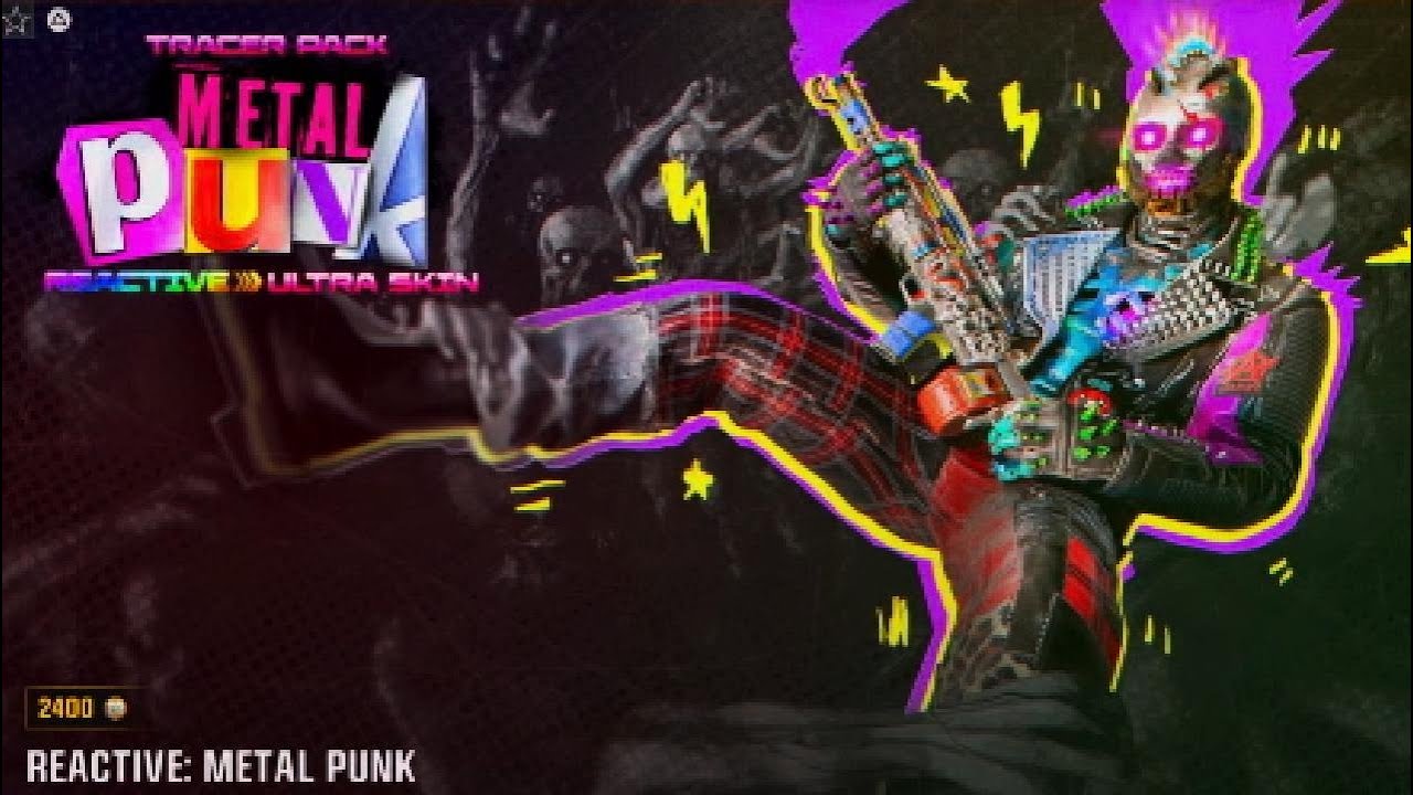 *NEW* Tracer Pack: METAL PUNK Reactive Ultra Skin - ROBO ROCKER (Klaus ...
