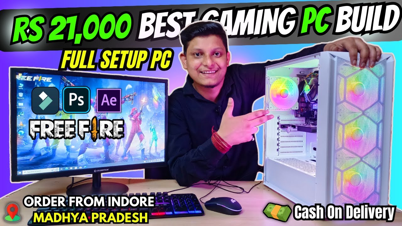 Rs 20,000 Full setup Gaming pc build | Best 20k budget gaming pc build ...
