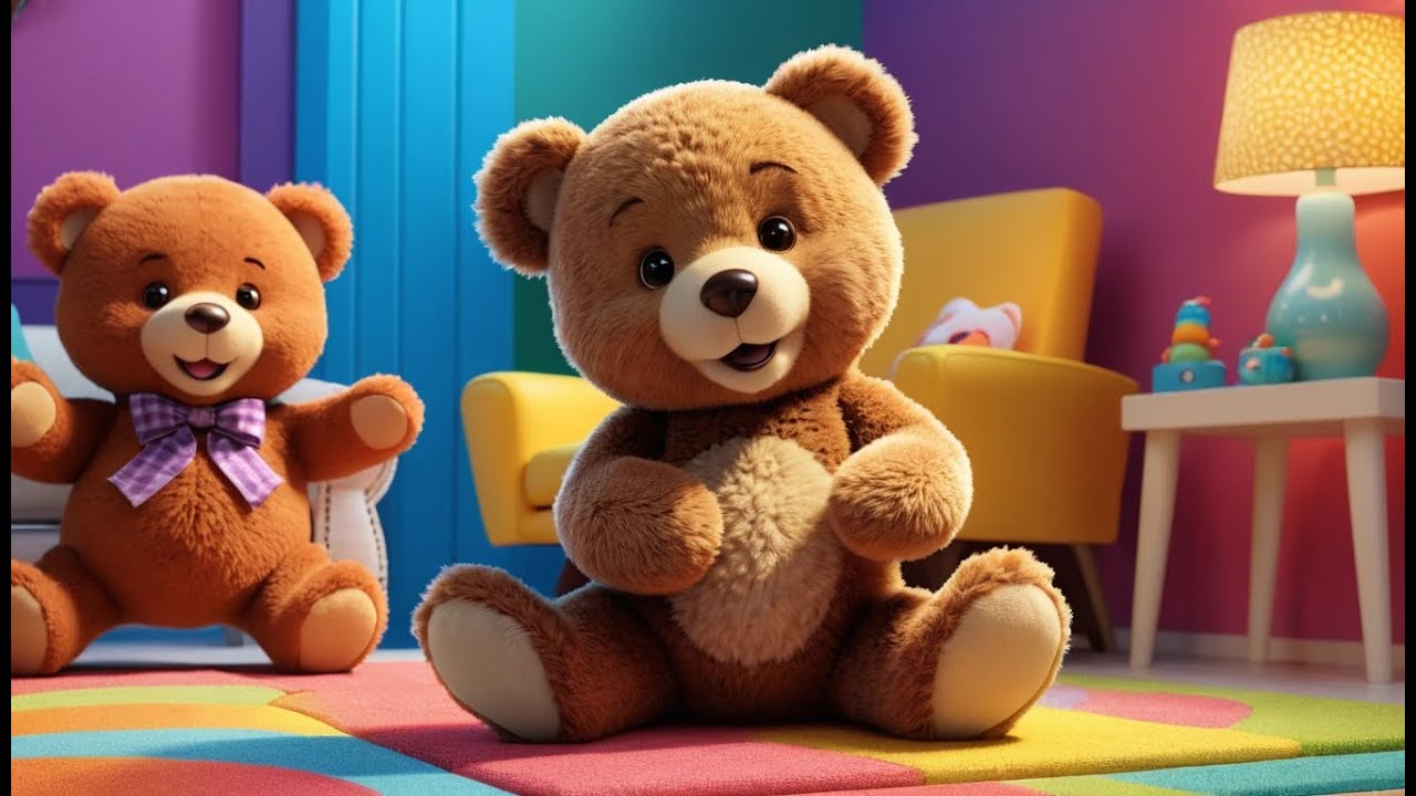 Teddy Bear Teddy Bear | Fun Action Song for Kids | Nursery Rhyme & Kids ...
