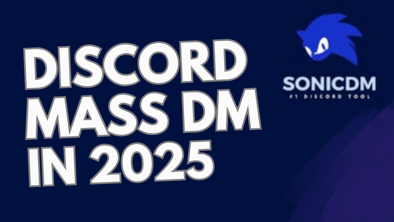How I Send 100K Discord DMS Daily with SonicDM - YouTube