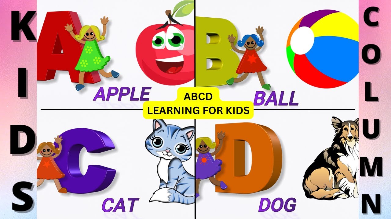 ABCD | English Alphabets | Alphabets for kids | Learn ABCD | Alphabets ...