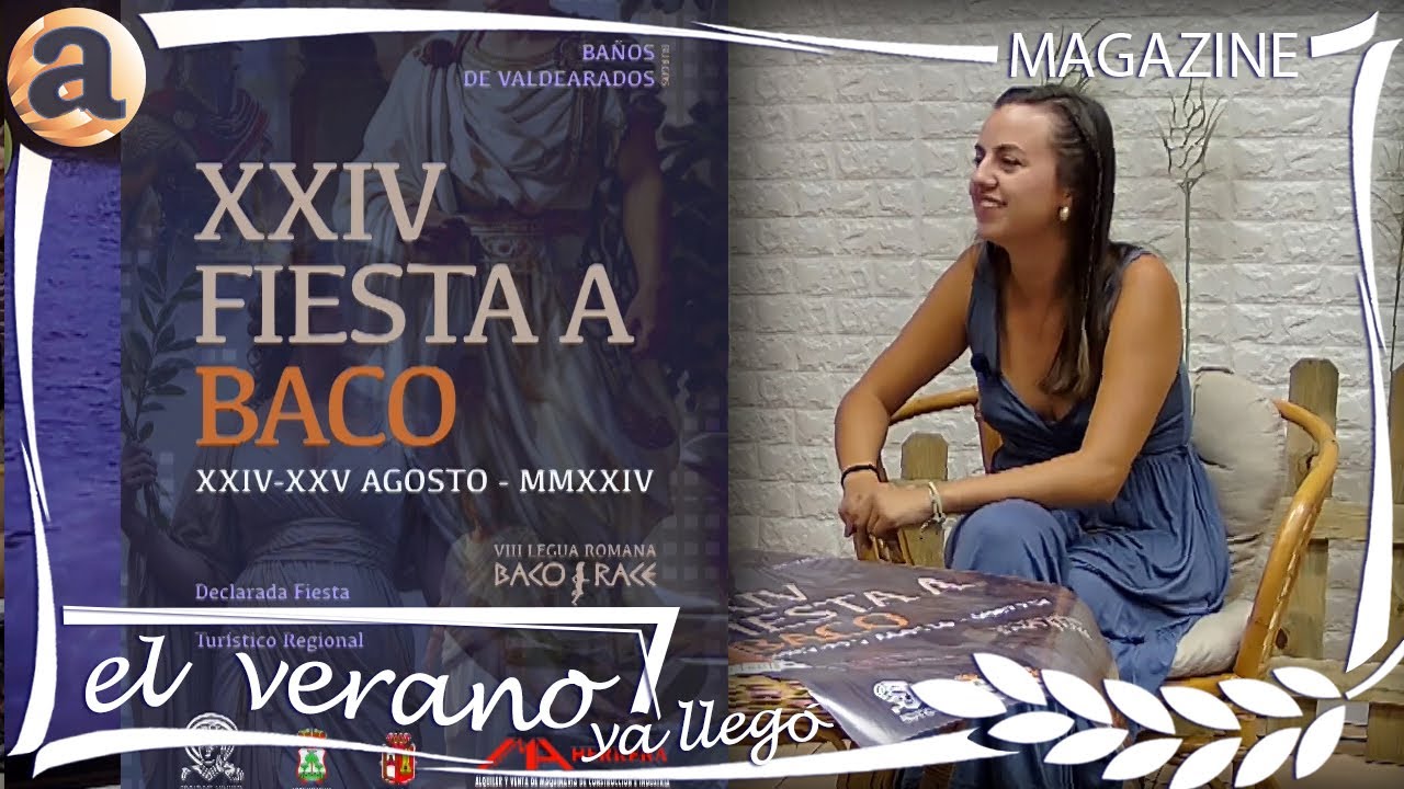 La AC DIOS BACO prepara la XXIV FIESTA ROMANA A BACO en Baños de Valdearados | EV 22 08 2024 ...