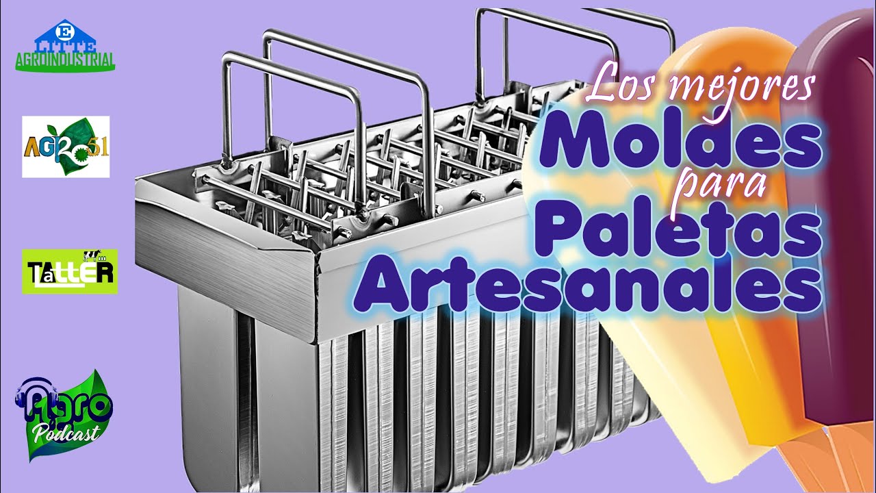 Moldes para paletas artesanales/Helados y Postres Congelados/Elitte ...