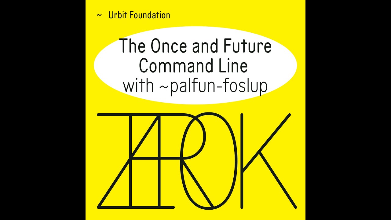 The Once and Future Command Line with ~palfun-foslup - YouTube