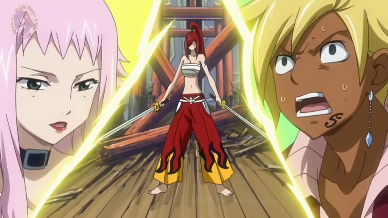 Fairy Tail ERZA vs Ikaruga - YouTube