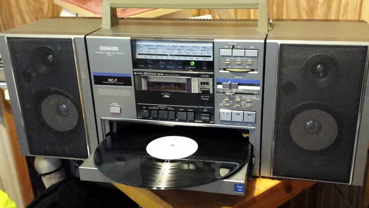 JVC DC-7 Vintage Boombox - YouTube