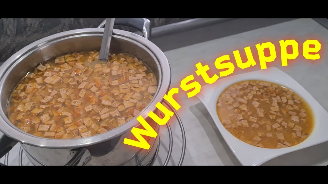 Wurstsuppe!!!Вкуснейший,лёгкий,быстрый суп,с колбасой и пшеном!!! - YouTube