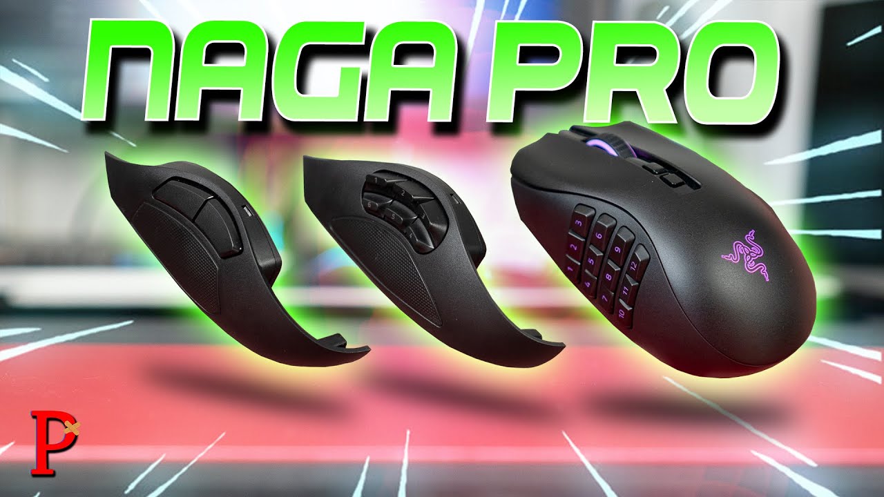 Razer Naga Pro Gaming Mouse Review! 3 Swappable Side Plates!! - YouTube