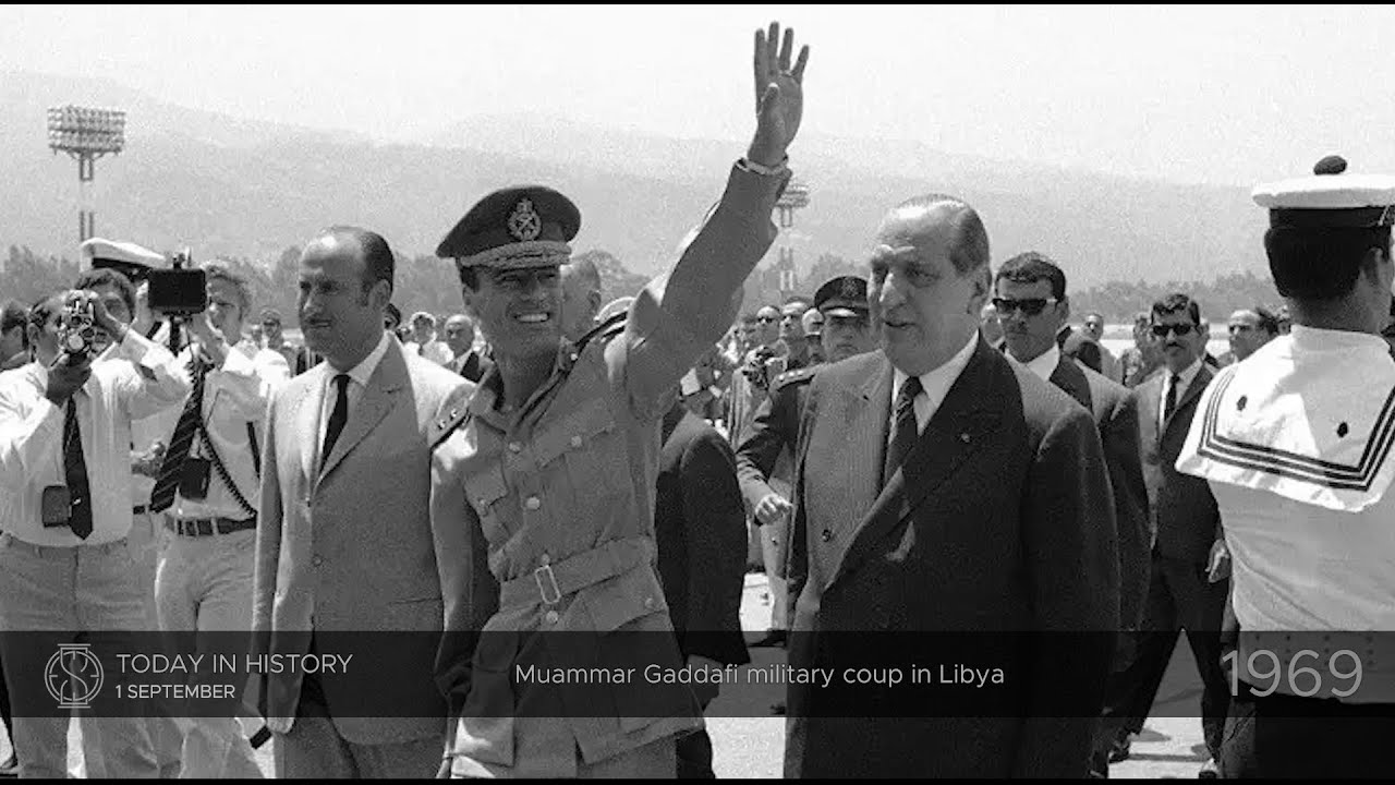 September 1, 1969: Gaddafi Coup in Libya - YouTube