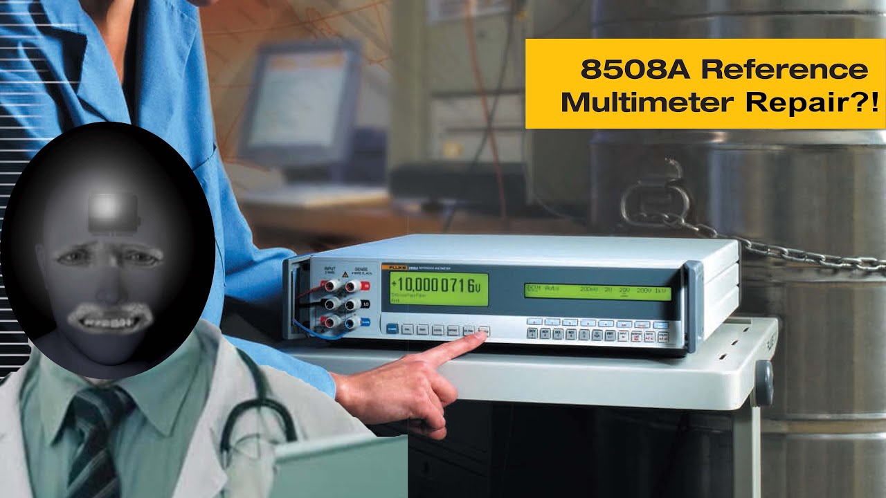 Hardest Repair Ever! Fluke 8508A 8.5 Digit Reference Multimeter - YouTube