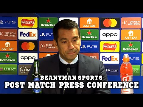 Giovanni van Bronckhorst post-match press conference | Rangers 0-3 Napoli | Champions League