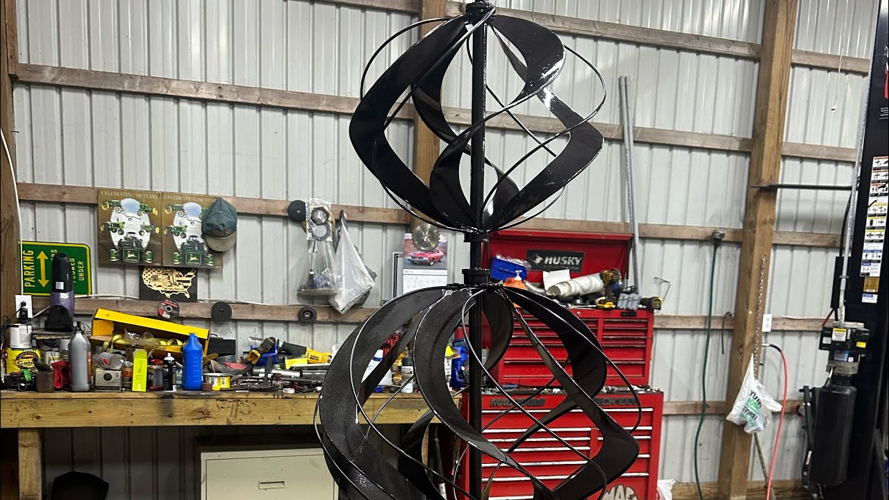 Repairing spinning wind yard ornament. #yard #windmill #windchime # ...