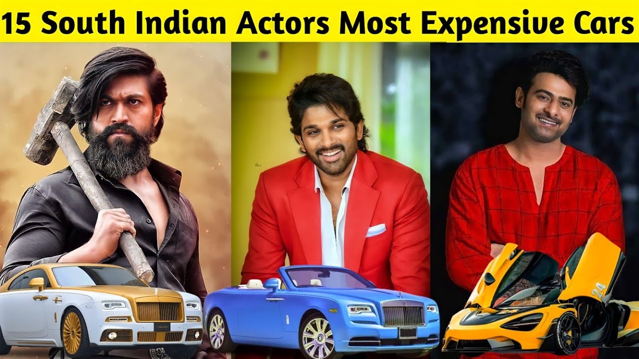 Top Famous South Indian Actors Most Expensive Car Collection | Allu ...
