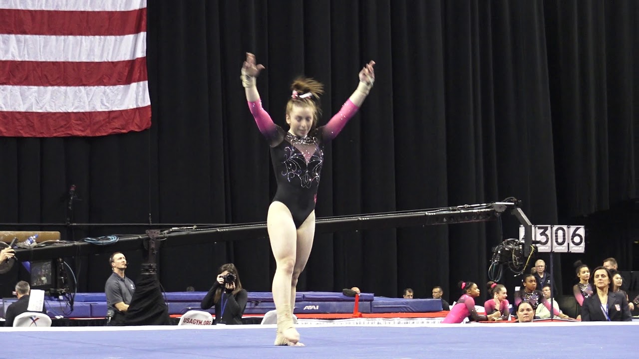 Abbie Thompson - Floor Exercise - 2019 Nastia Liukin Cup - YouTube