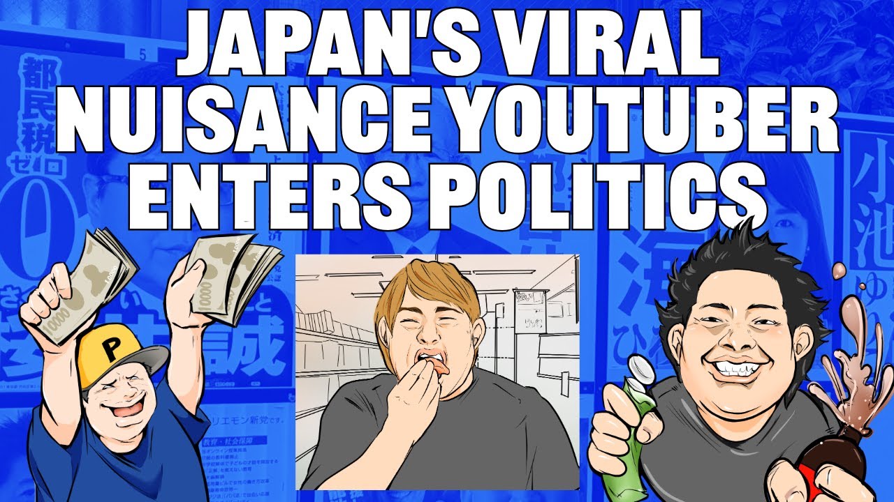 Japan's Most Viral Nuisance YouTuber Runs for Political Office - YouTube