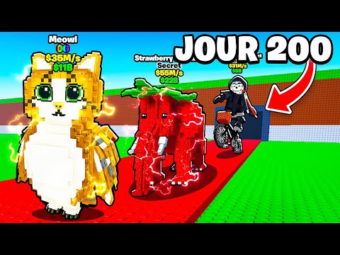 J'ai Passé 200 JOURS dans Steal a Brainrot !