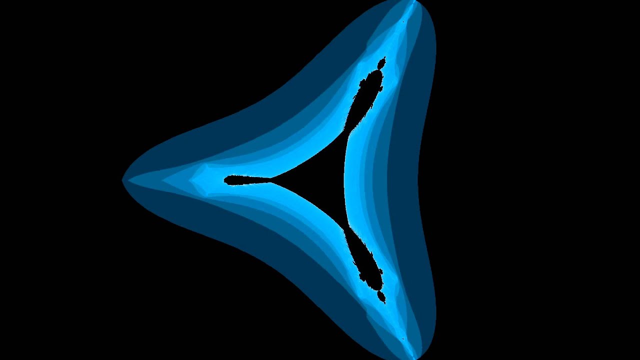 Multibar/Mandelbar/Tricorn Fractal Animation - Powers 6 through -6 ...
