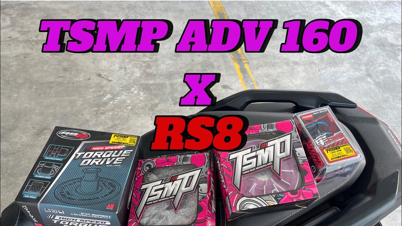 TSMP FULL CVT SET ON ADV 160 FT. RS8 SPRING AND TORQUE DRIVE (initial ...