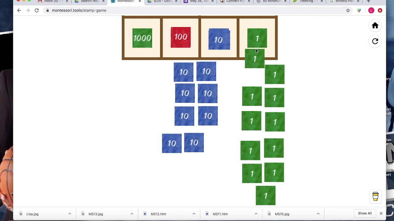 1 Tuesday Dynamic Addition Stamp Game 2 - YouTube