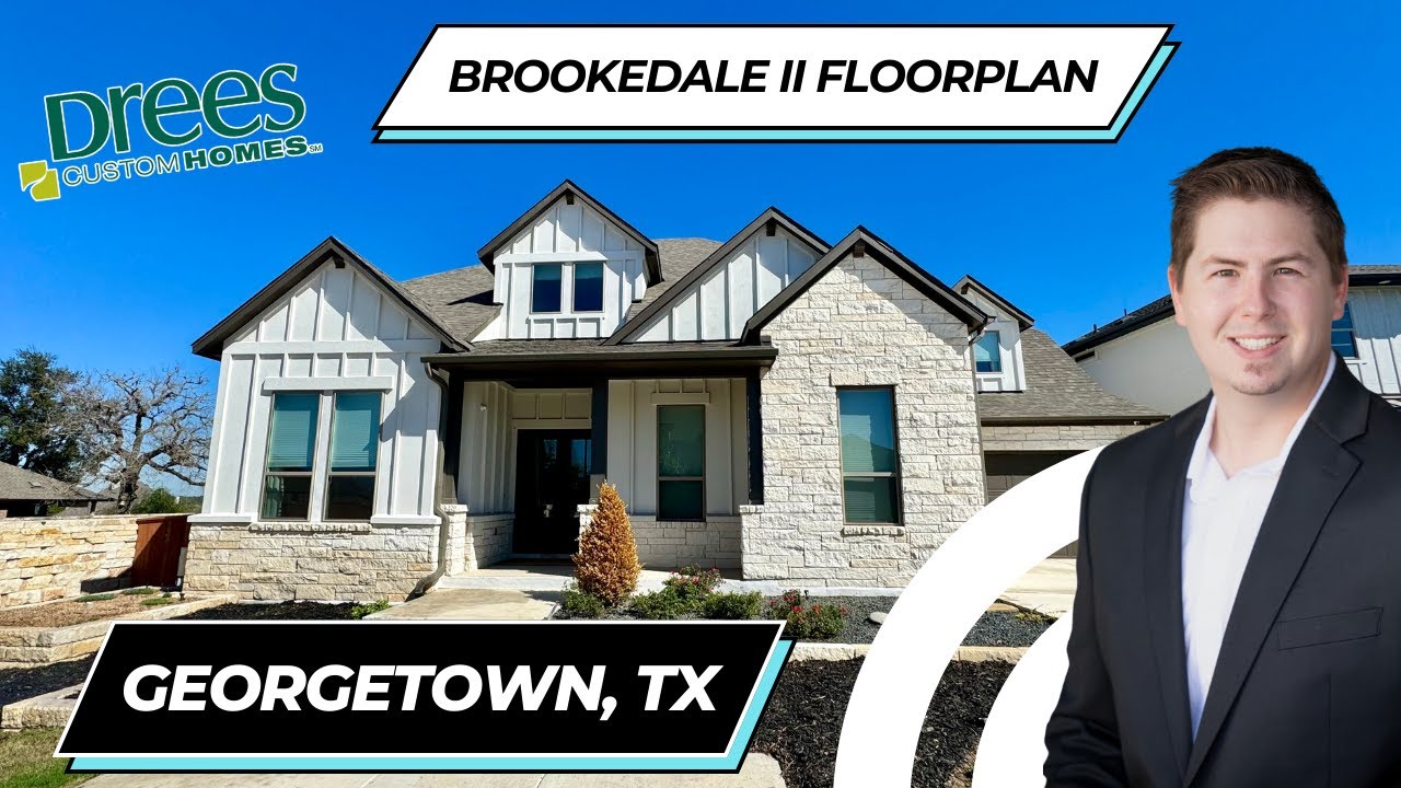 Drees Homes | Brookedale II Plan | Georgetown, TX | $1.1 Million Luxury ...