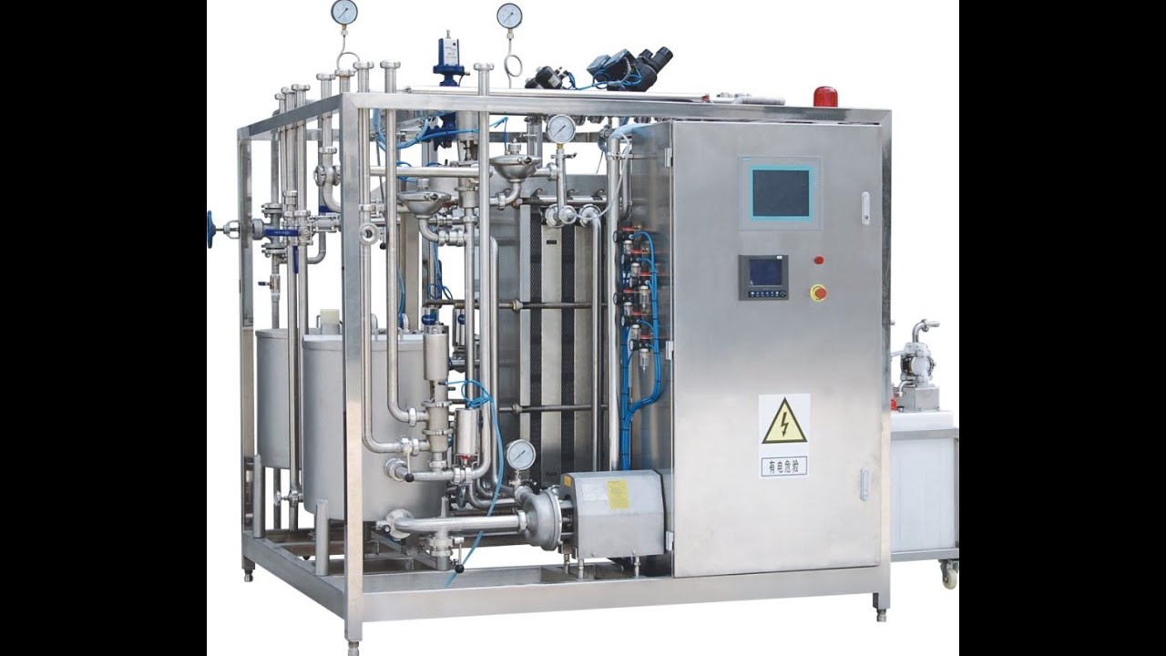 Pasteurized Milk Processing line - YouTube