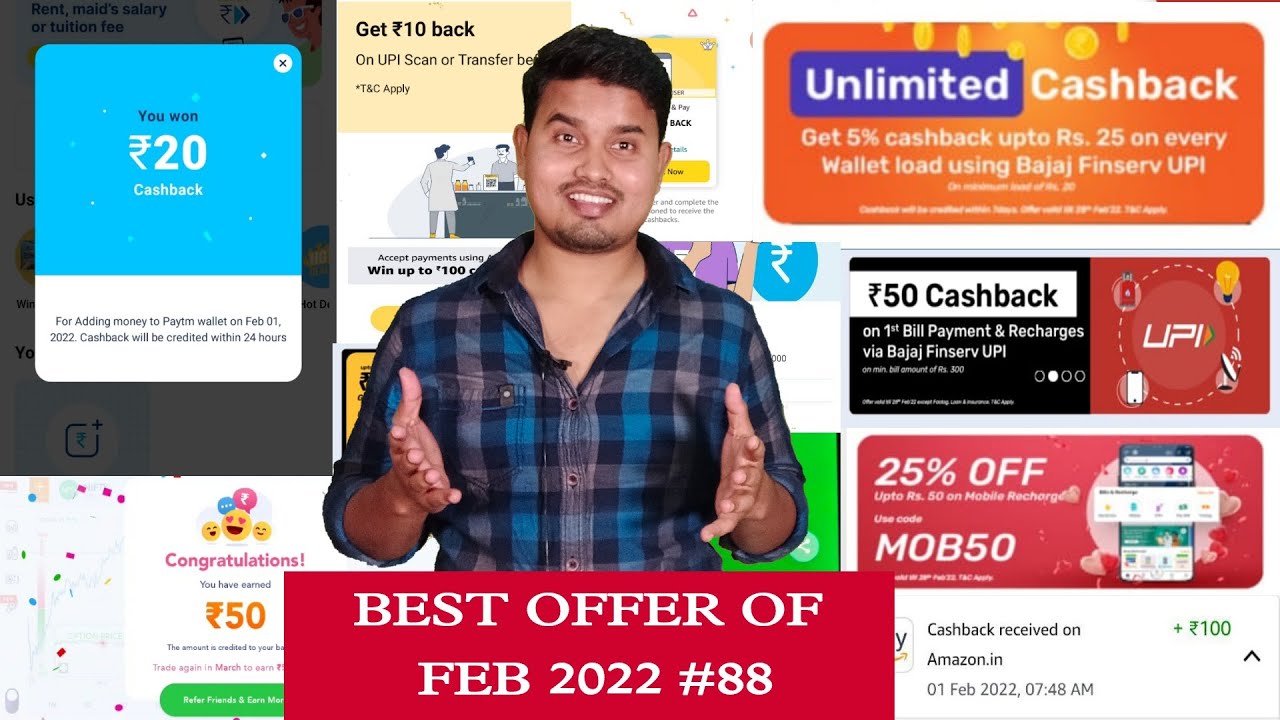Best Offer of Feb 2022🔥 Unlimited Cashback offer, Send money, Add money ...