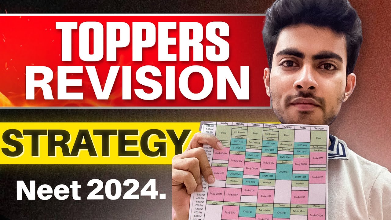 Toppers Revision method for NEET 2024 | Scientific Revision Techniques ...