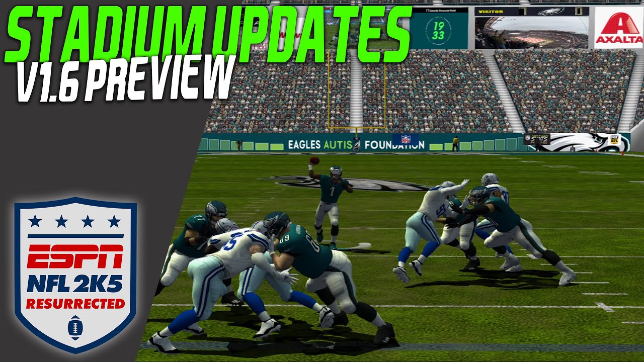 Here's a look at a few updated stadiums coming in v1.6 | NFL 2K5 ...