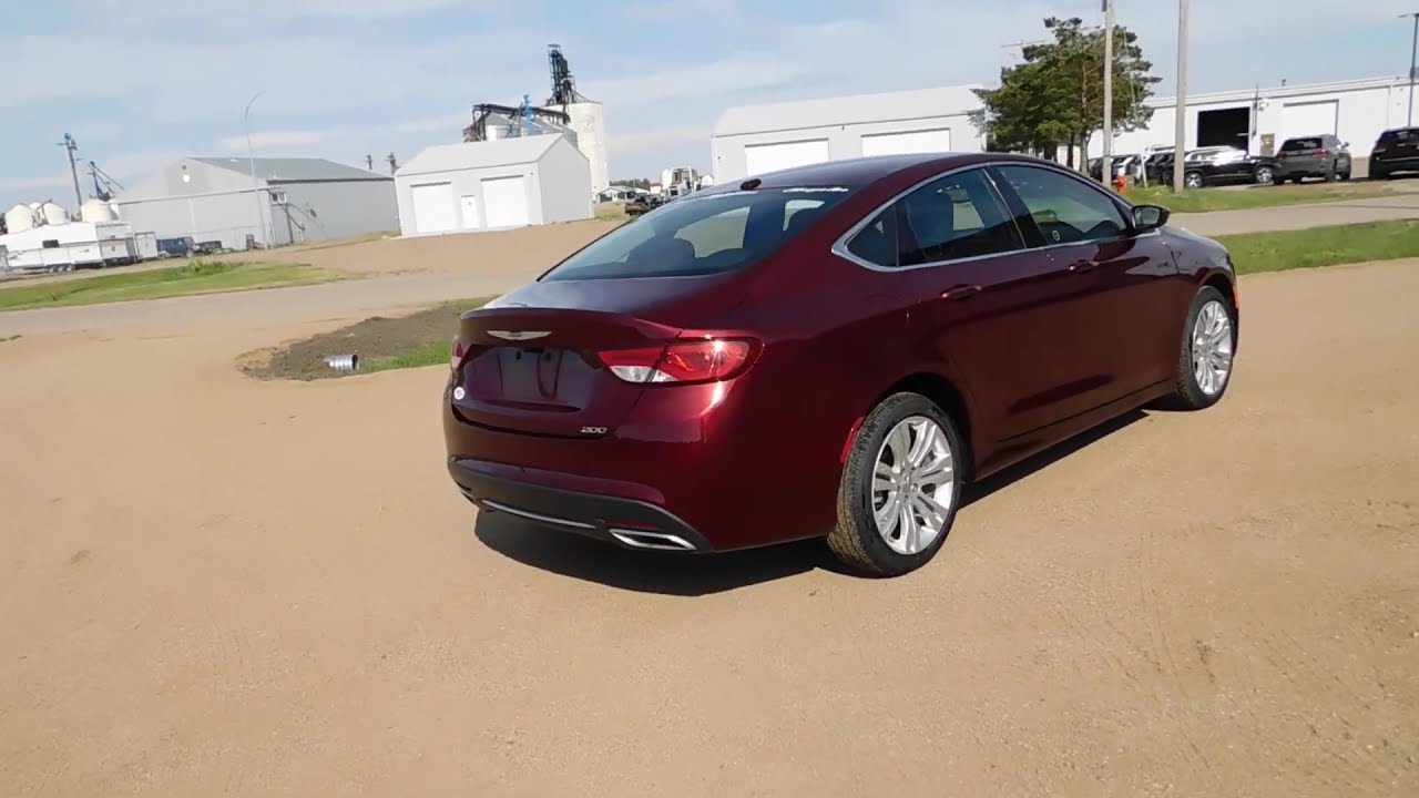4238A 2016 Chrysler 200 Limited Red - YouTube