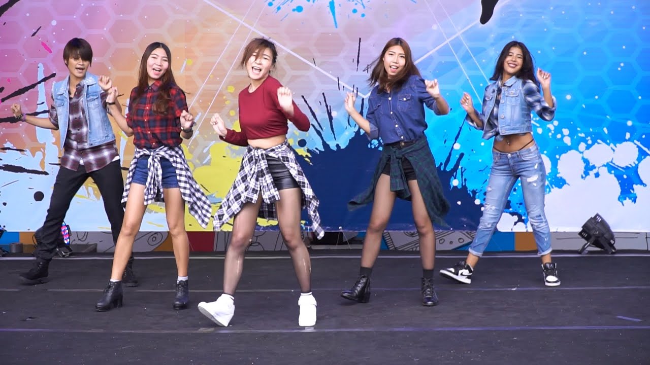 160625 StarLiTz* cover f(x) - LA chA TA + NU ABO @Siam Square 1 Cover ...