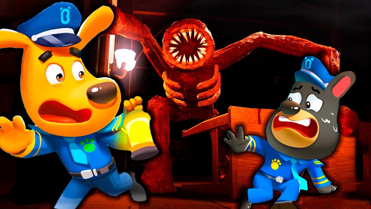 Sheriff Labrador & Dobie Play SURVIVE in Doors in Roblox - YouTube