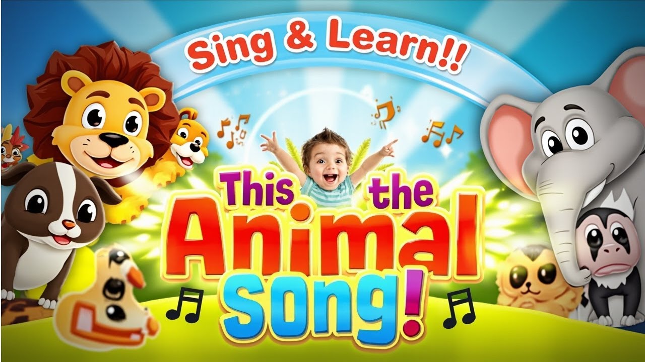 This Is the Animal Song! Fun Kids Song | Learn Animal Names # ...