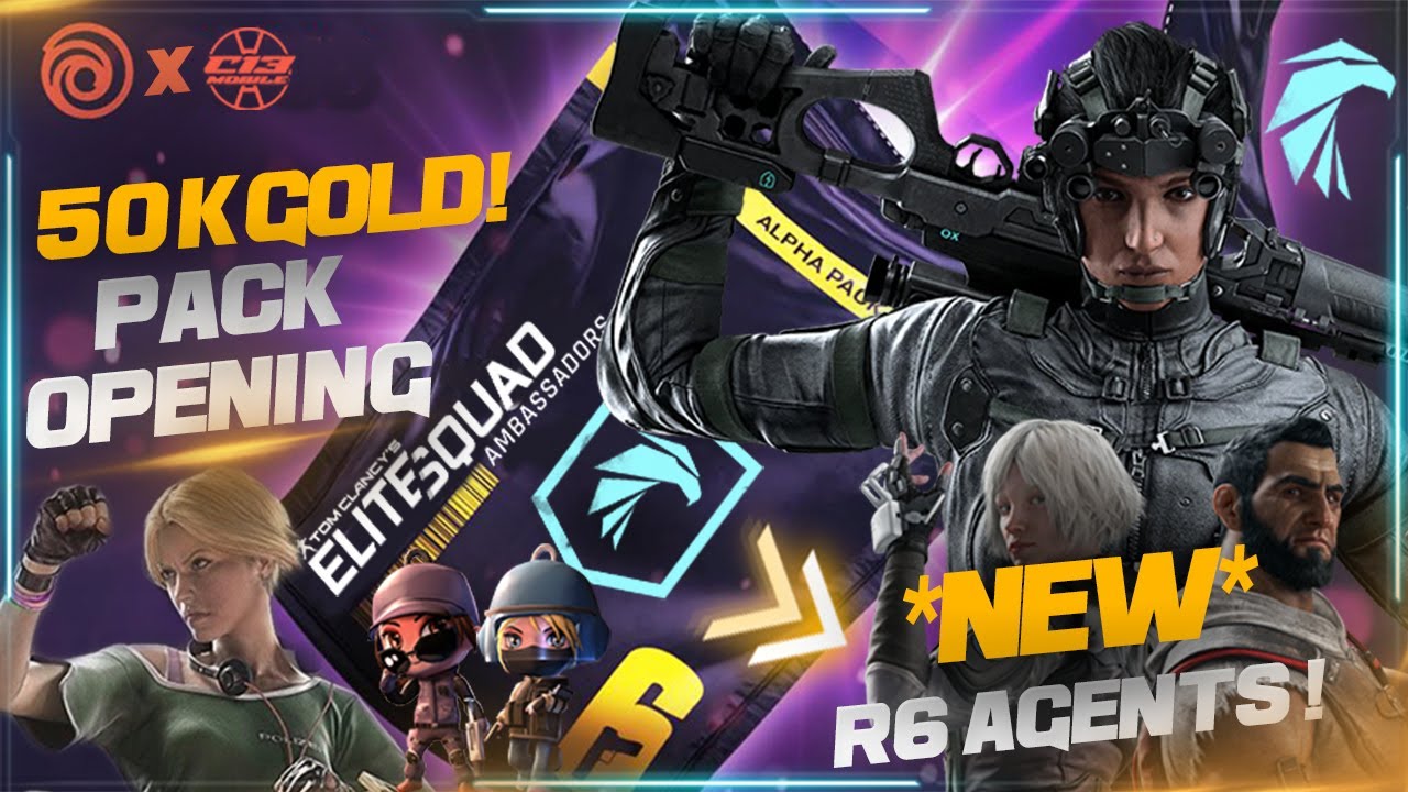 INSANE 50 000 GOLD PACK OPENING | SPECIAL NEW R6 AGENTS' O.R.B ...