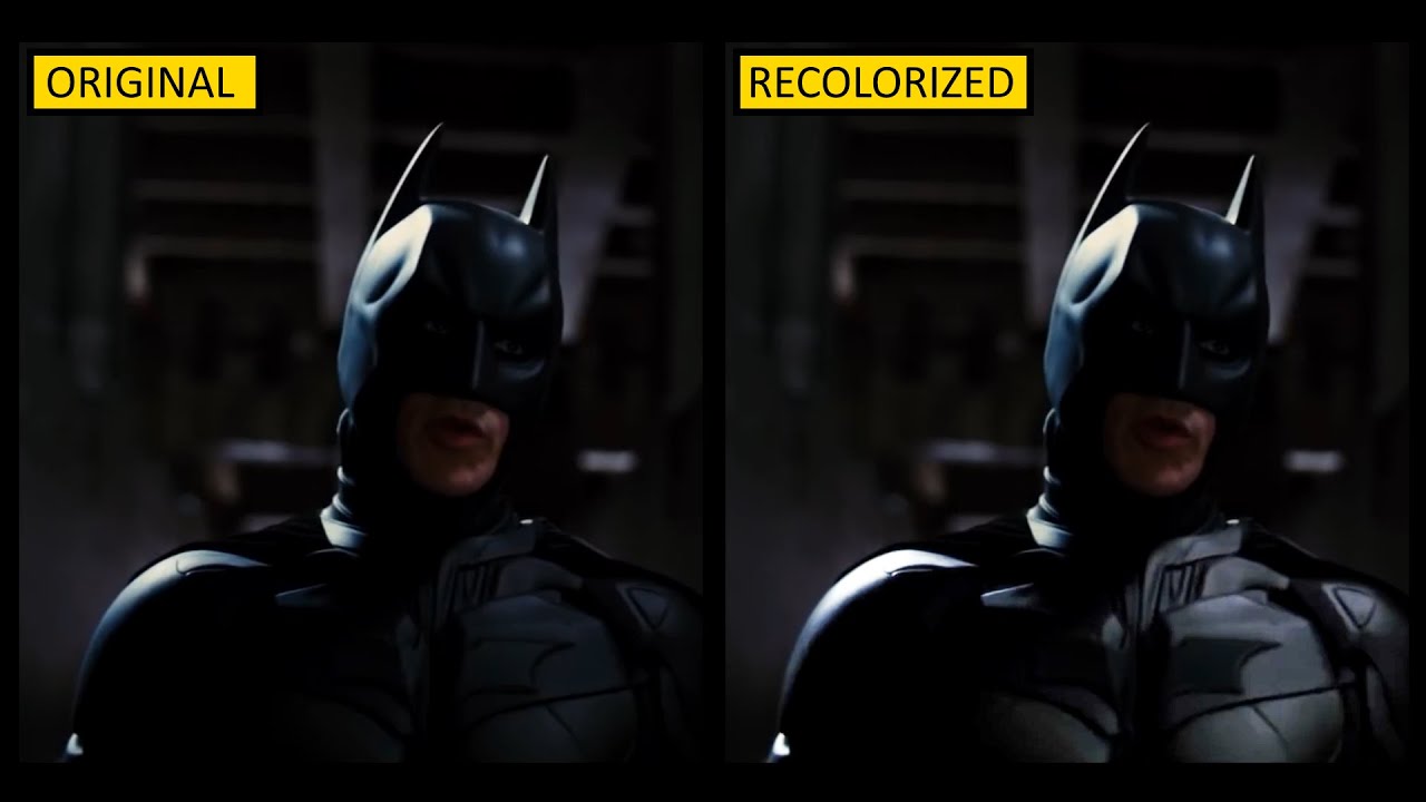 Batman recoloreado - Gris comic version - YouTube