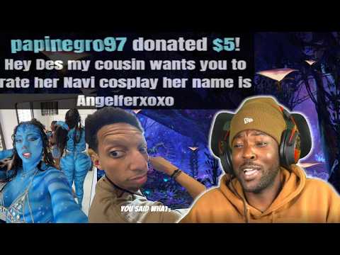 Ben freaked out over a Na'vi cosplayer