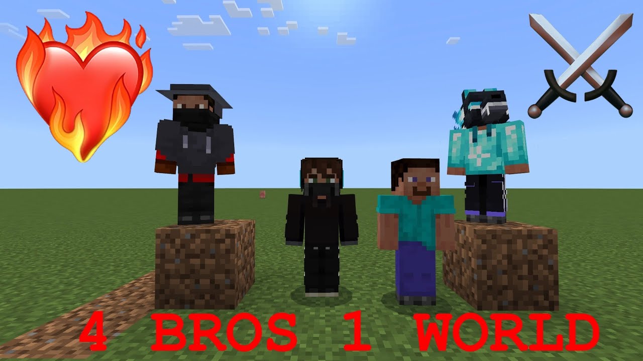4 BROS! 1 HARDCORE WORLD! Can we beat it? (LIVE) - YouTube