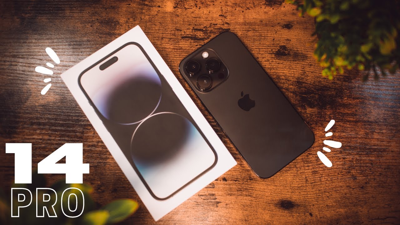 iPhone 14 Pro UNBOXING and FIRST IMPRESSIONS - Space Black - YouTube