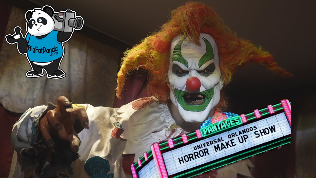 NEW 2024 Universal Studios HORROR MAKE UP SHOW - Orlando Florida - Comedy Show - YouTube