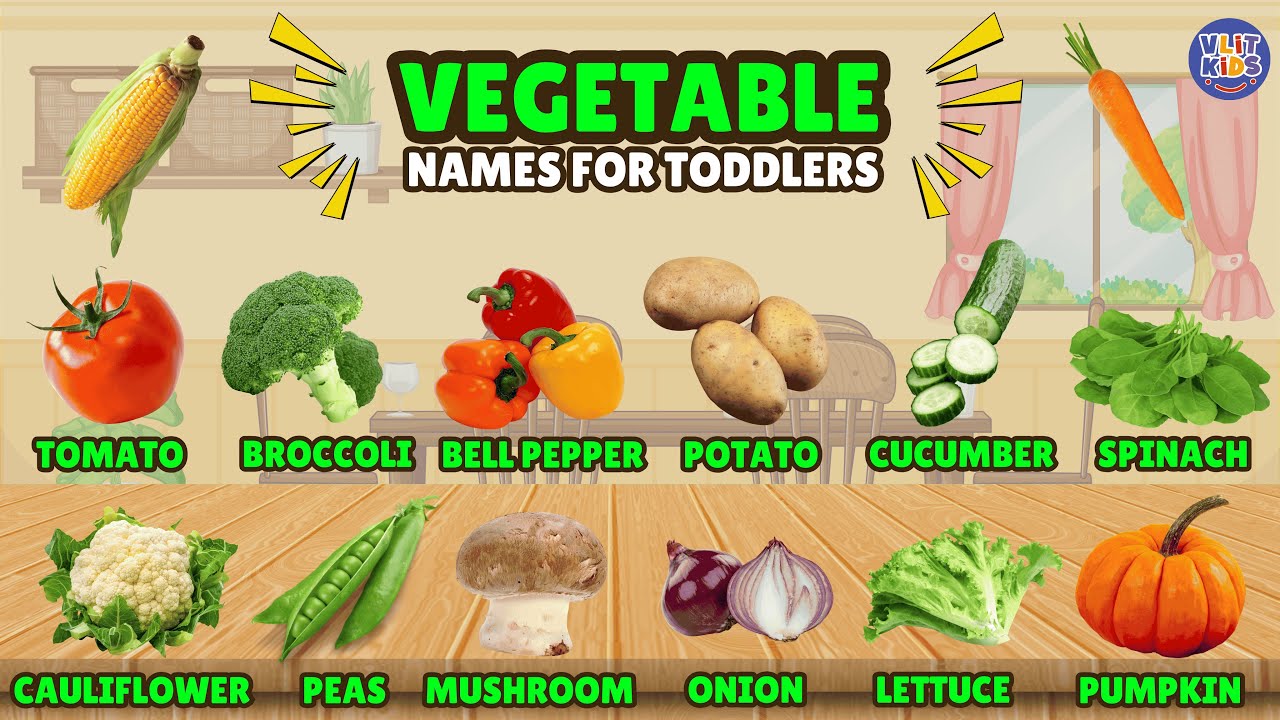 Vegetables for Kids | Learn Vegetable Names in English with Pictures ...