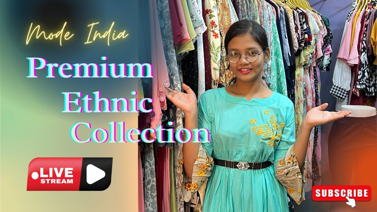 💥 Exclusive Ethnic Collections 🥻 Mode India 🎉 - YouTube