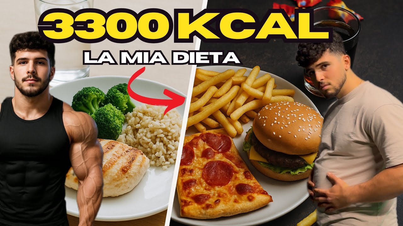 3300 KCAL PER DEFINIRMI | Questa è la mia dieta ! 🥵🍽️ - YouTube